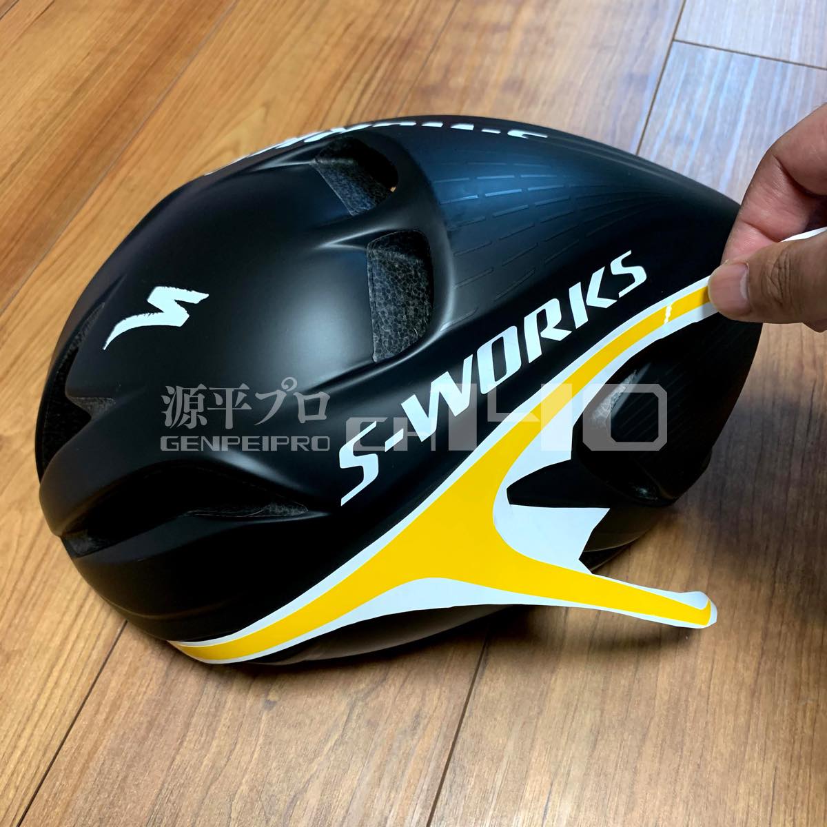 S-WORKS EVADEをプラズマイエローに – D140の奇行